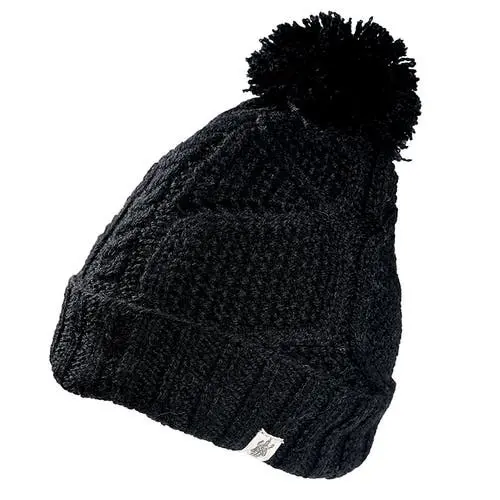 NIRVANNA DESIGNS Cedar Textured Beanie - Black