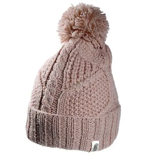 NIRVANNA DESIGNS Cedar Textured Beanie - Pink Quartz