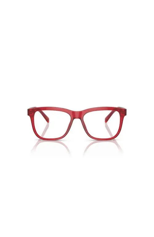 Dolce & Gabbana 49mm Rectangle Eyeglasses - Red