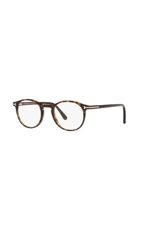 TOM FORD 48mm Phantos Optical Glasses - Tortoise
