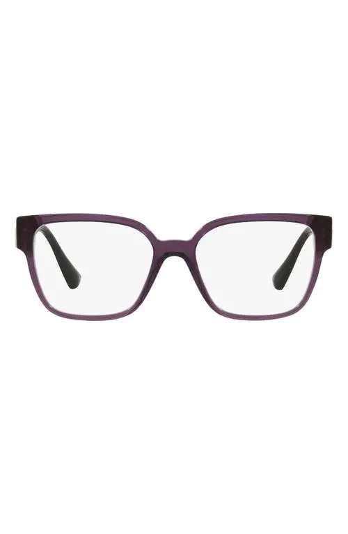 Versace Square Optical Glasses - Plum