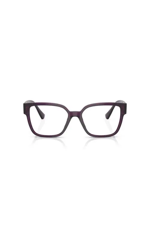 Versace 54mm Square Full Rim Eyeglasses