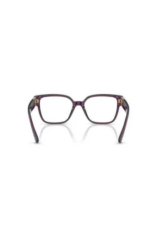 Versace 54mm Square Full Rim Eyeglasses