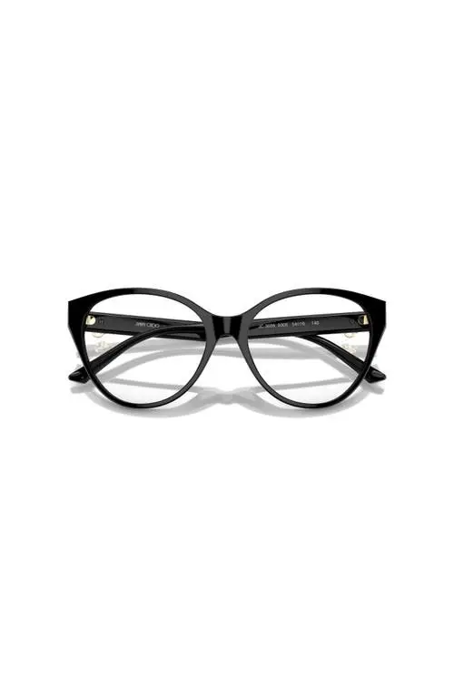 JIMMY CHOO 54mm Phantos Eyeglasses - Black