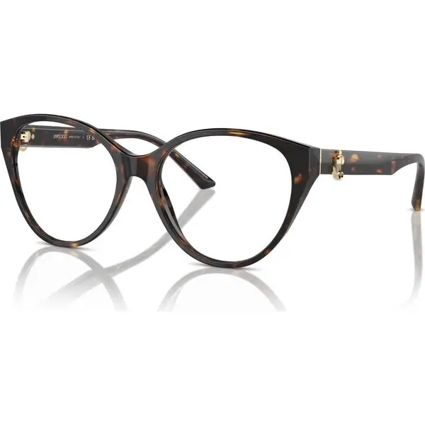 JIMMY CHOO 54mm Phantos Eyeglasses - Tortoise