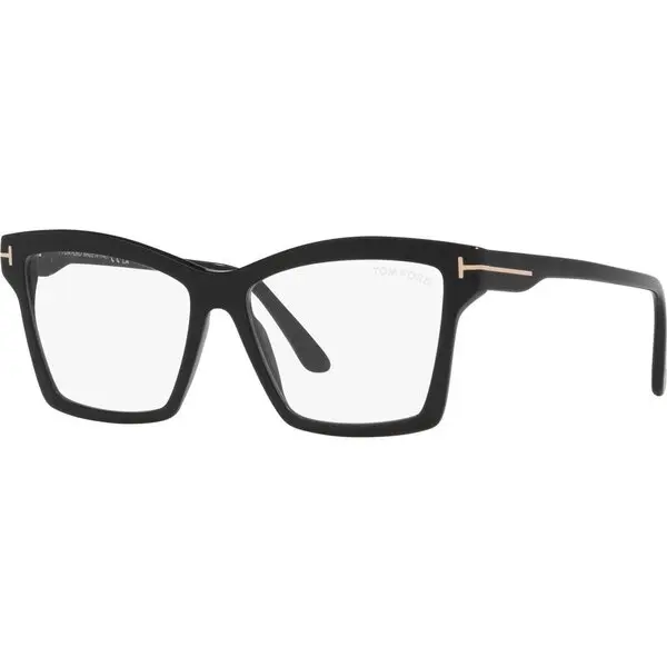 TOM FORD 54mm Square Eyeglasses - Black