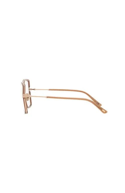 TOM FORD 55mm Square Eyeglasses