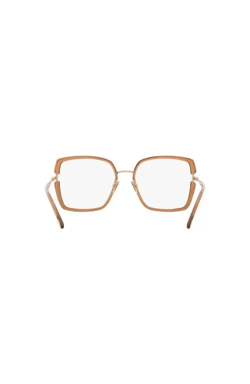 TOM FORD 55mm Square Eyeglasses