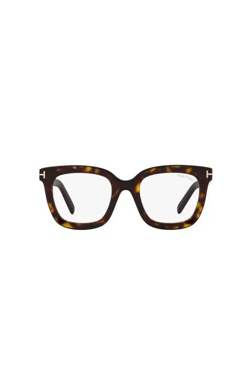 TOM FORD 51mm Square Optical Glasses