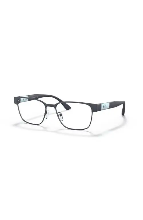 Armani Exchange 55mm Rectangle Optical Glasses - Blue