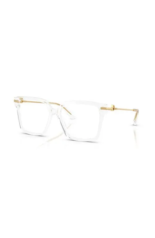 Dolce & Gabbana 54mm Square Optical Glasses - Transparent