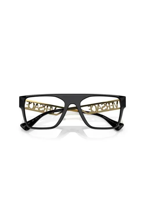 Versace 55mm Rectangle Optical Glasses