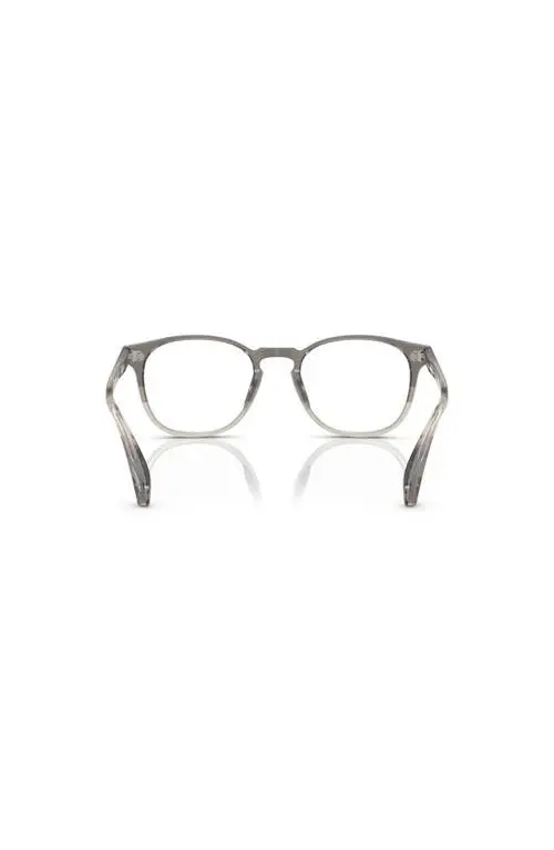 Oliver Spencer 49mm Round Eyeglasses
