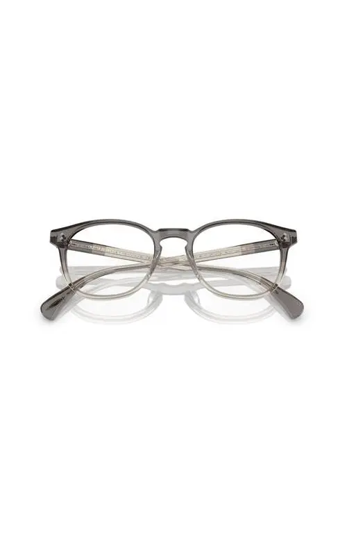 Oliver Spencer 49mm Round Eyeglasses