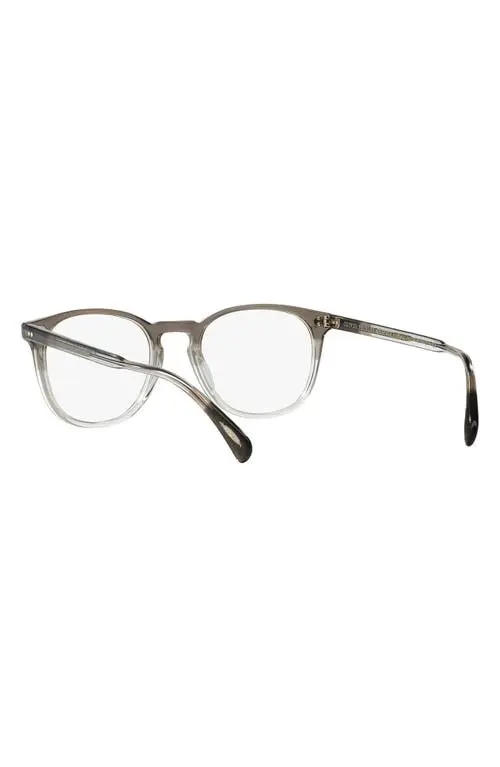 Oliver Spencer Finley Esquire Square Optical Glasses - Grey