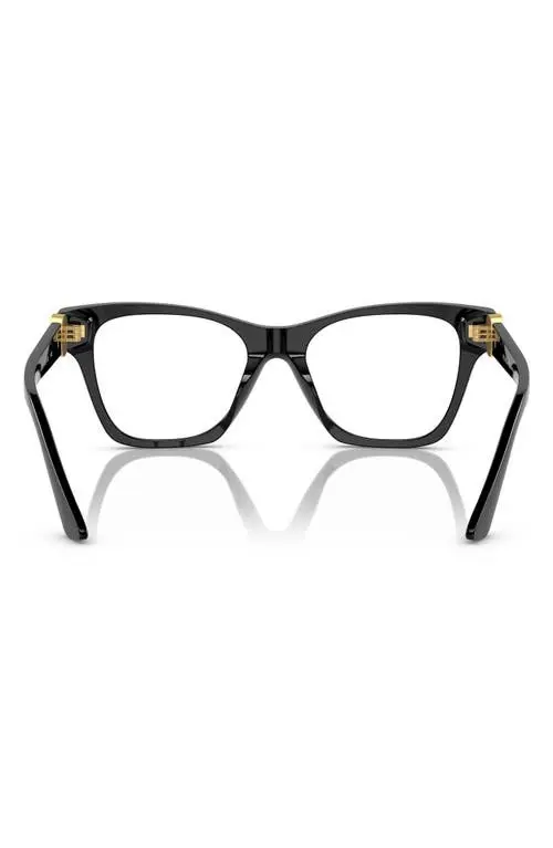 Versace Irregular Optical Glasses With Greek-key Hardware
