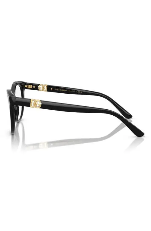 Dolce & Gabbana Phantos Optical Glasses - Black