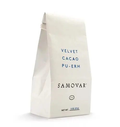 SAMOVAR TEA Velvet Cacao Pu-erh Tea - 2 Oz Bag