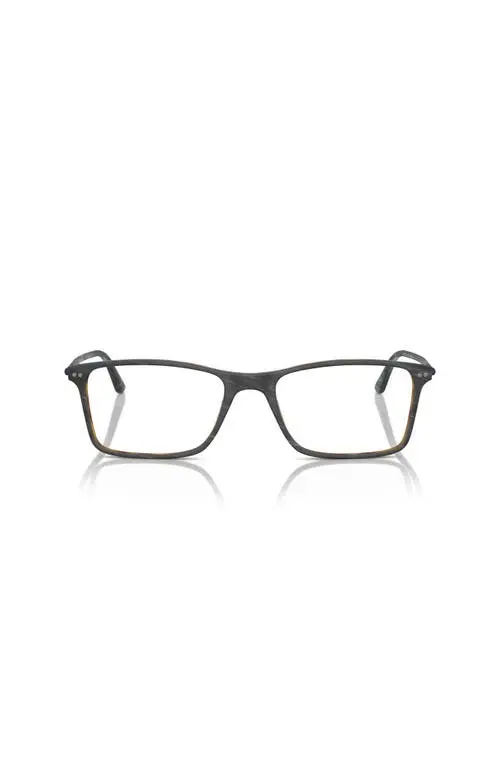 Giorgio Armani 55mm Rectangle Eyeglasses - Grey
