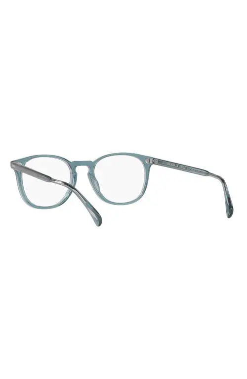 Oliver Spencer Finley Esquire Square Optical Glasses - Blue