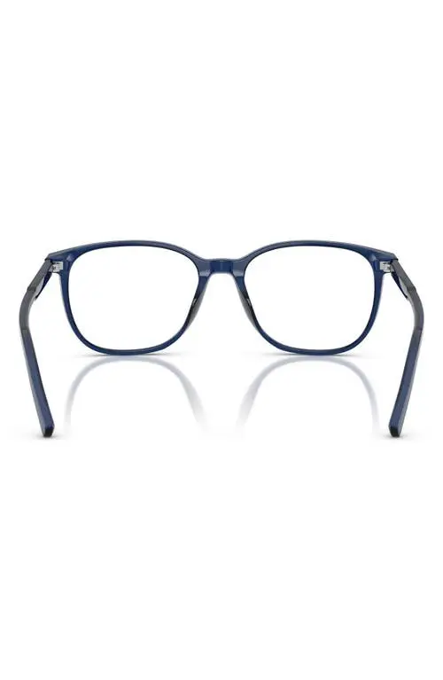 Dolce & Gabbana 53mm Pillow Optical Glasses - Transparent Blue/demo Lens