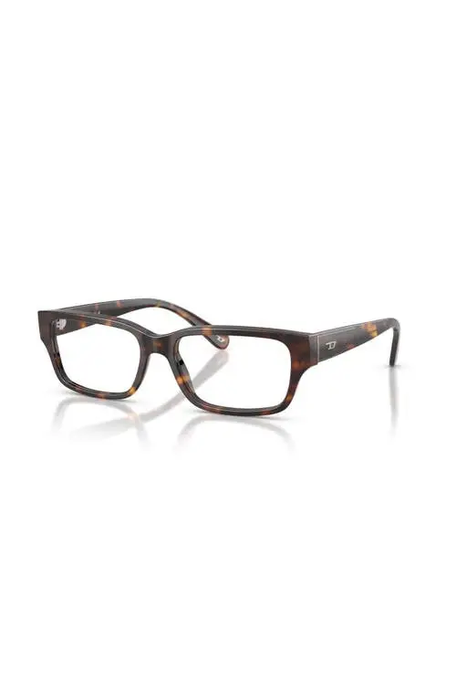 DIESEL® 54mm Square Optical Glasses - Tortoise