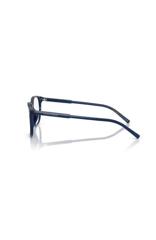 Dolce & Gabbana 51mm Rectangle Optical Glasses - Blue