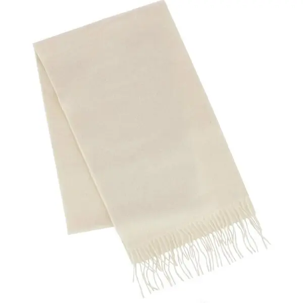 Trafalgar The Windsor Merino Wool Knit Neck Scarf - Ivory