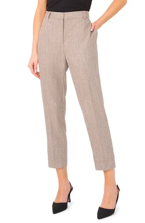 Halogen Easy High Waist Herringbone Crop Pants