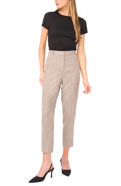 Halogen Easy High Waist Herringbone Crop Pants