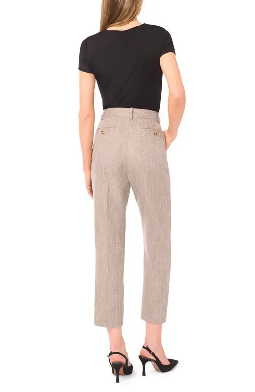 Halogen Easy High Waist Herringbone Crop Pants