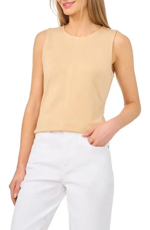 Halogen Crewneck Tank - Pebble