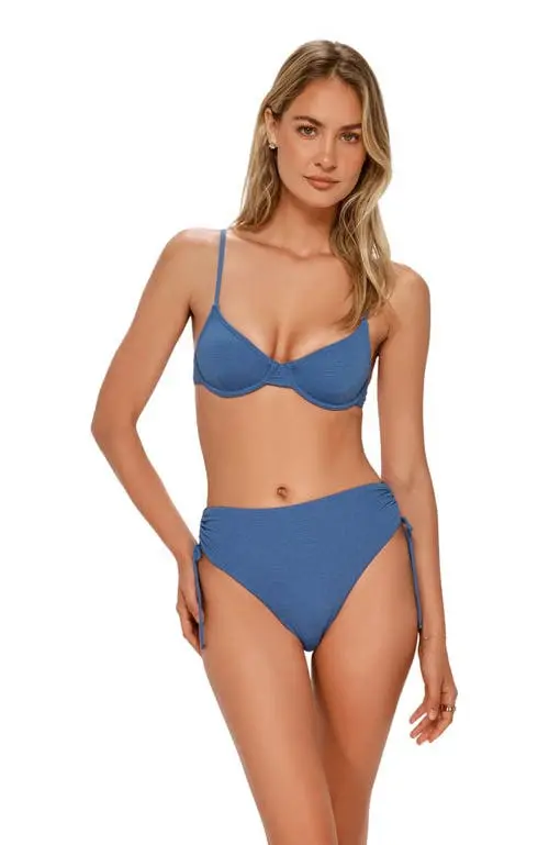 SWIM SYSTEMS Jolene Underwire Bikini Swimsuit Top - Desert Sky Lurex
