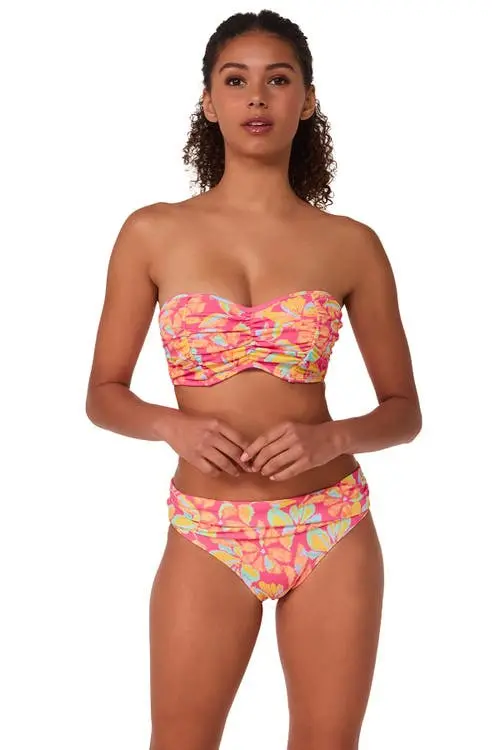 SUNSETS Loretta Bandeau Bikini Top F Cup - Magic Hour Crepe