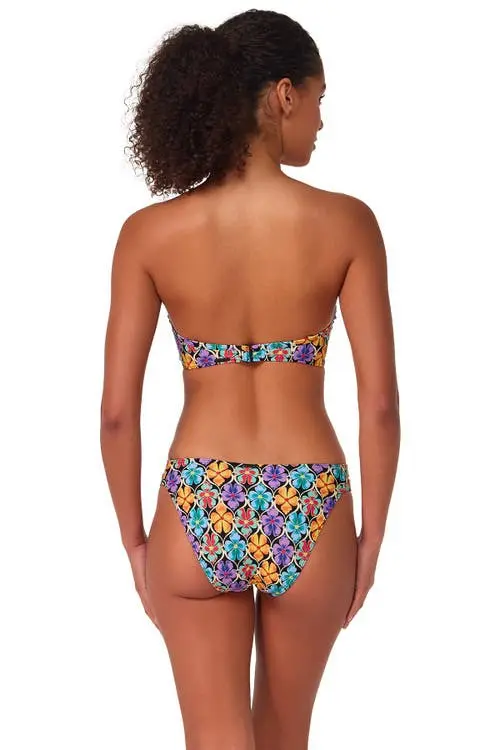 SUNSETS Loretta Bandeau Bikini Top F Cup - Trellis Blooms