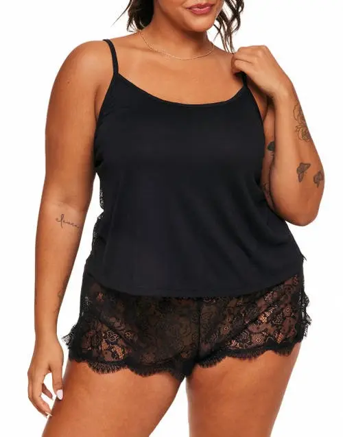 ADORE ME Cami And Shorts Lingerie Set - Black