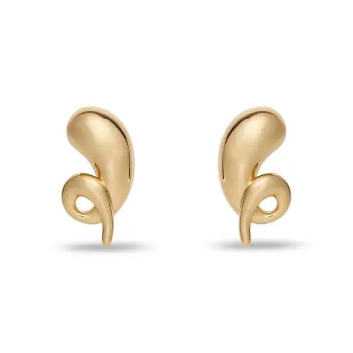 Lele Sadoughi Twirly Button Earrings - Gold 720