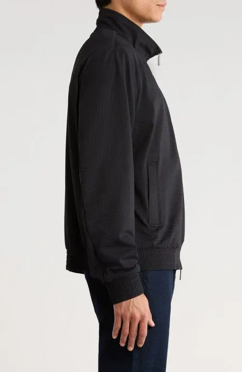 Emporio Armani Seersucker Bomber Jacket