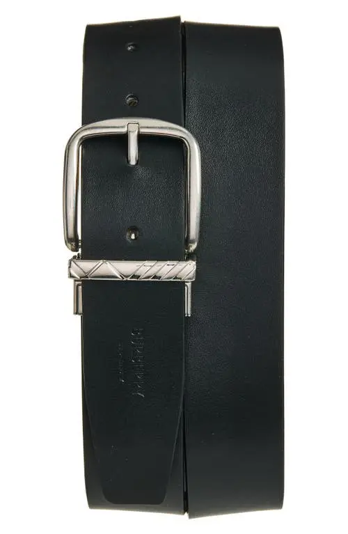 Burberry Engraved Buckle Reversible Belt