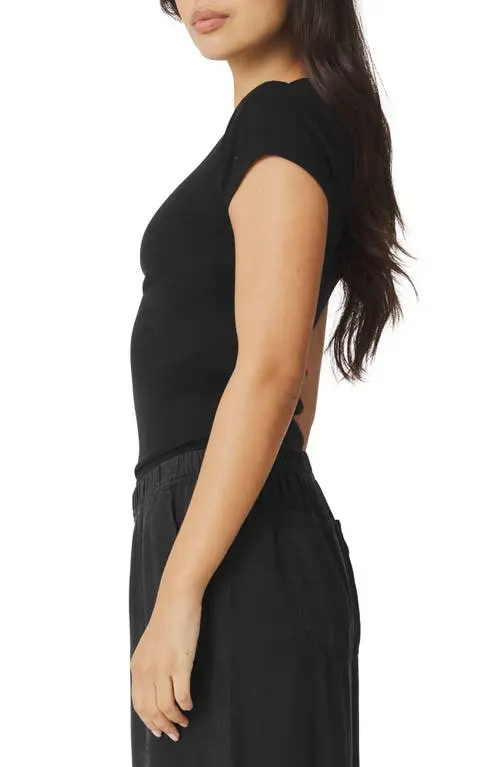 Splendid Stretch Jersey T-shirt - Black