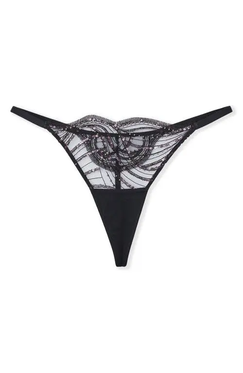 ETAM Whisper Of Desire G-string - Black