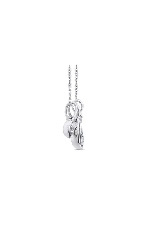 SEED2STONE Perfect Pear Cluster Diamond Necklace - Silver