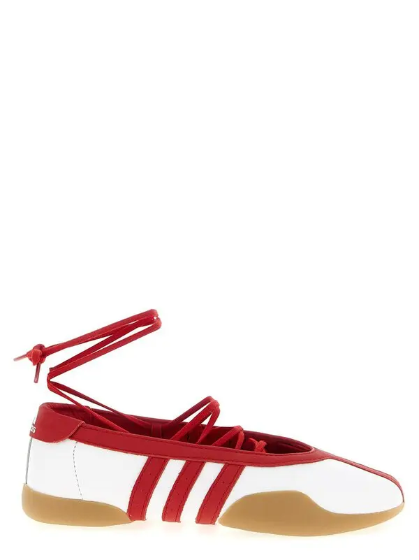 Adidas Originals By Alexander Wang Taekwondo Mei' Leather Ballet Flats - White