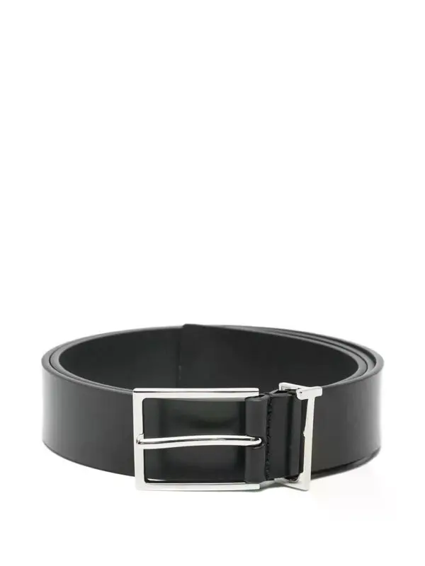TOM FORD Logo-loop Leather Belt - Black