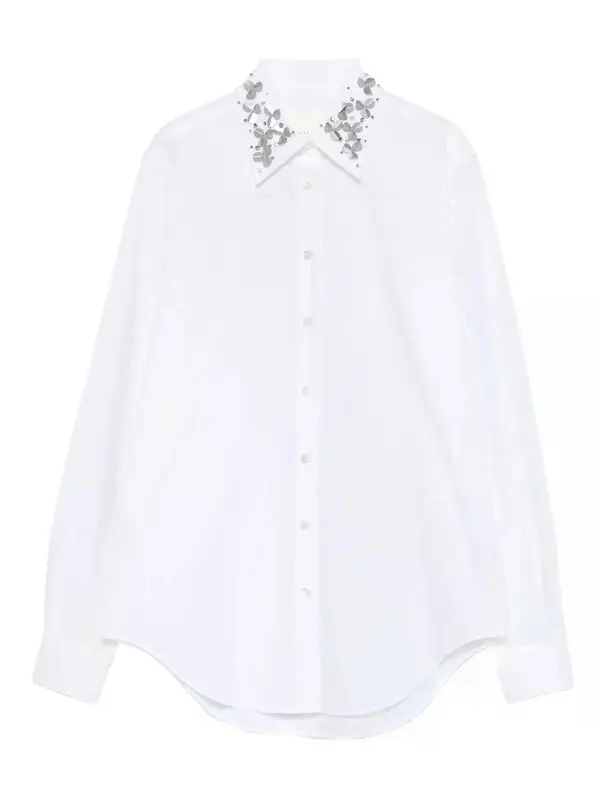 XACUS Embellished-collar Shirt