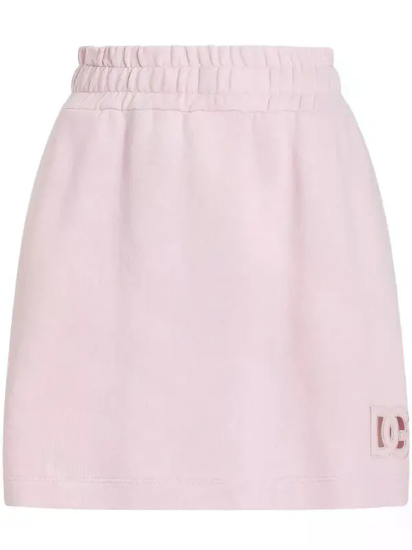 Dolce & Gabbana Logo Embroidered Skirt