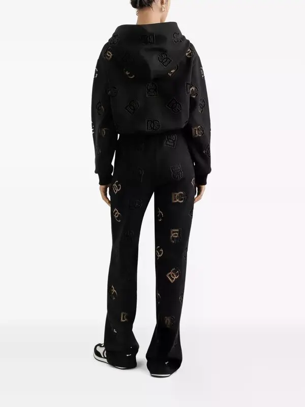 Dolce & Gabbana Dna Logo-perforated Track Pants