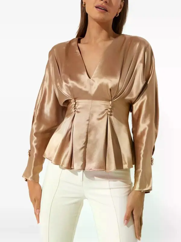 Acler Button-embellished Blouse