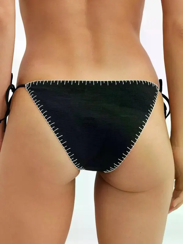 Marysia Contrast-stitching Bikini Bottom