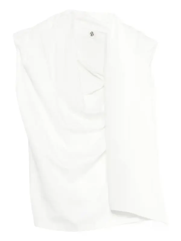 THE GARMENT Draped Sleeveless Blouse